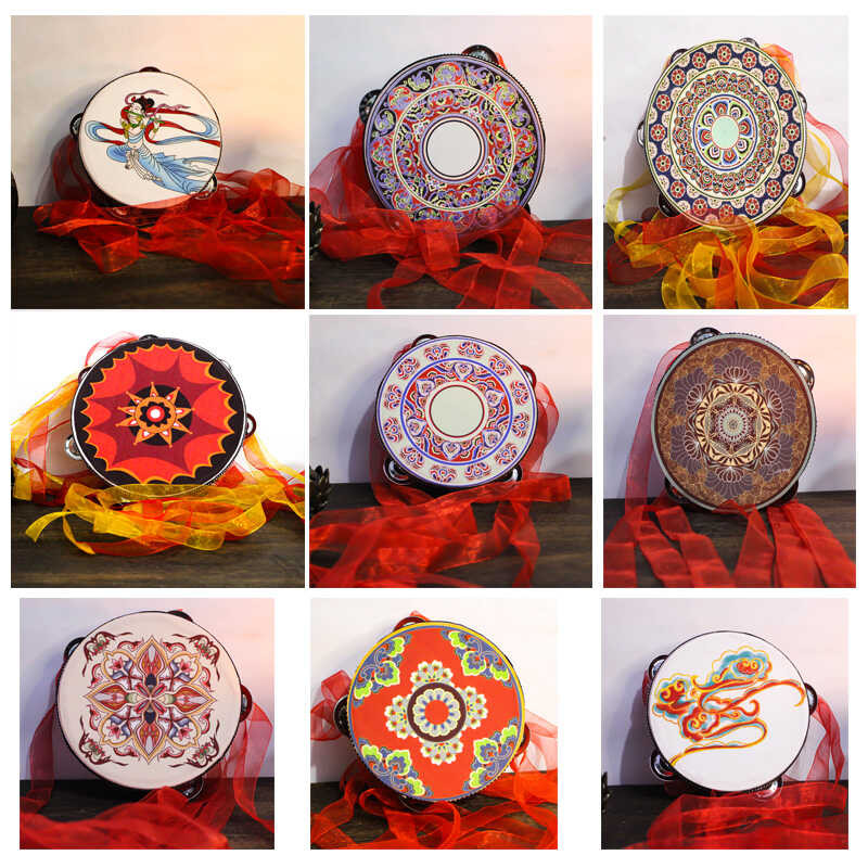 6-Inch Children's Flying Dance Handheld Tambo Hanfu Prop Jingzao ...