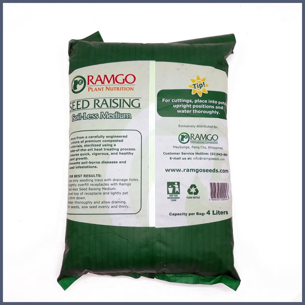 Soil-less Seed Raising Medium by Ramgo Approx 2kg 4L GW_S3 | Shopee ...