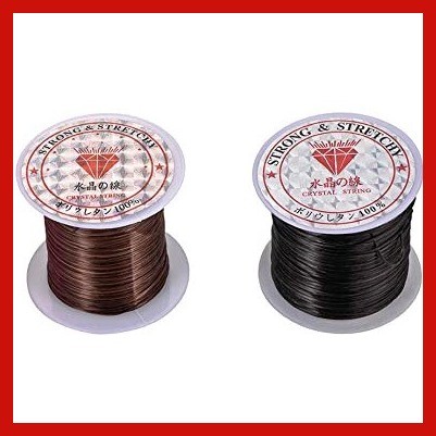∰ 10m or 60m per roll Strong Elastic Crystal String for Hair Extension ...