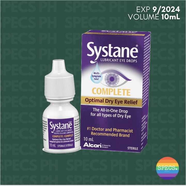 Alcon Systane Complete Lubricant Eye Drops Solution (10Ml) EXP 09/2024 ...