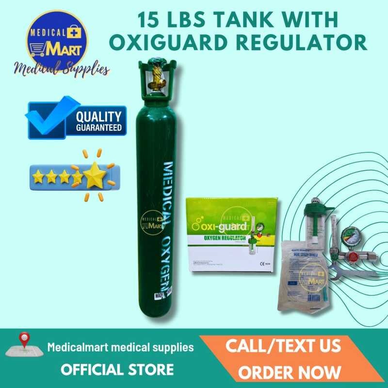 Oxygen Tank 15Lbs Complete Set (With Content/Refill Ang Oxi-Guard ...
