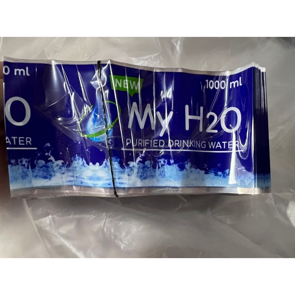 Shrinkable Label for Drink Bottles 500pcs per pack (1000ml)(MyH2O ...