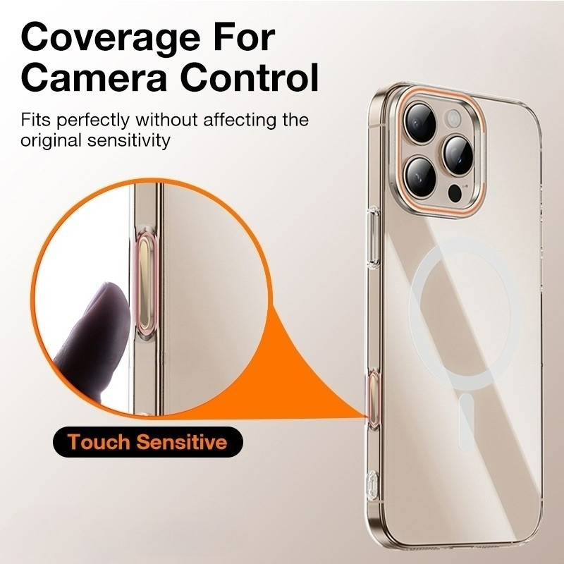 Luxury Camera Control Button Cover Protective Film For iPhone Air 17 16 ...