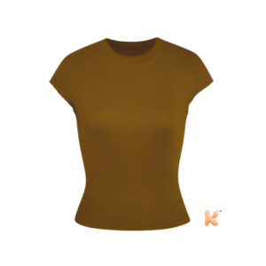 MARIEL Basic Full Length Slim Fitting Top ( Double Lining front and ...