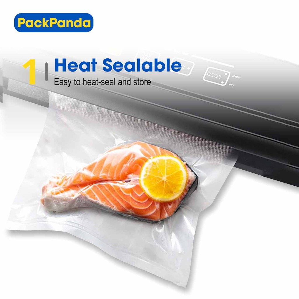 Vacuum Sealer Bag Roll Plastik Vakum Makanan Food Storage Heat Seal ...