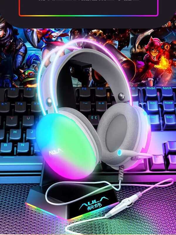 S505 Wolf Spider Over-Ear Wired Gaming Headset with Microphone for ...
