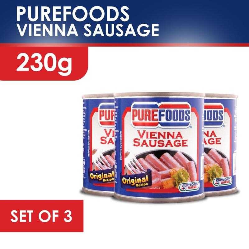 Purefoods Vienna Sausage (230G) Set Of 3 CWY | Shopee Philippines