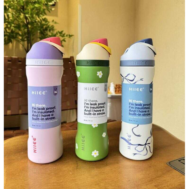 HILEE Free Sip Insulated Leak Proof Tumbler Vacuum-Insulated Stainless ...