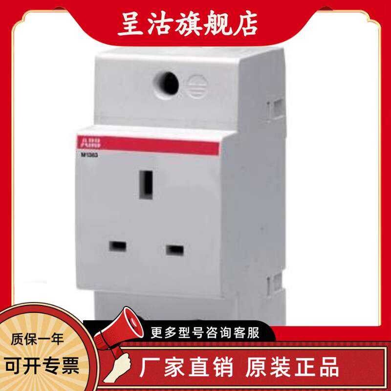 Original ABB Rail Socket M1363 Suitable for Standard 2P+E 13A 250VAC ...