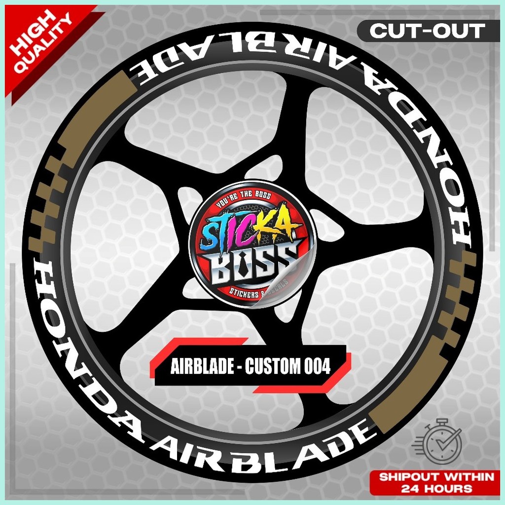 AIRBLADE 150 / 160 MAG STICKER SET ( 2 MAGS ) - CUSTOM 004 | VINYL ...