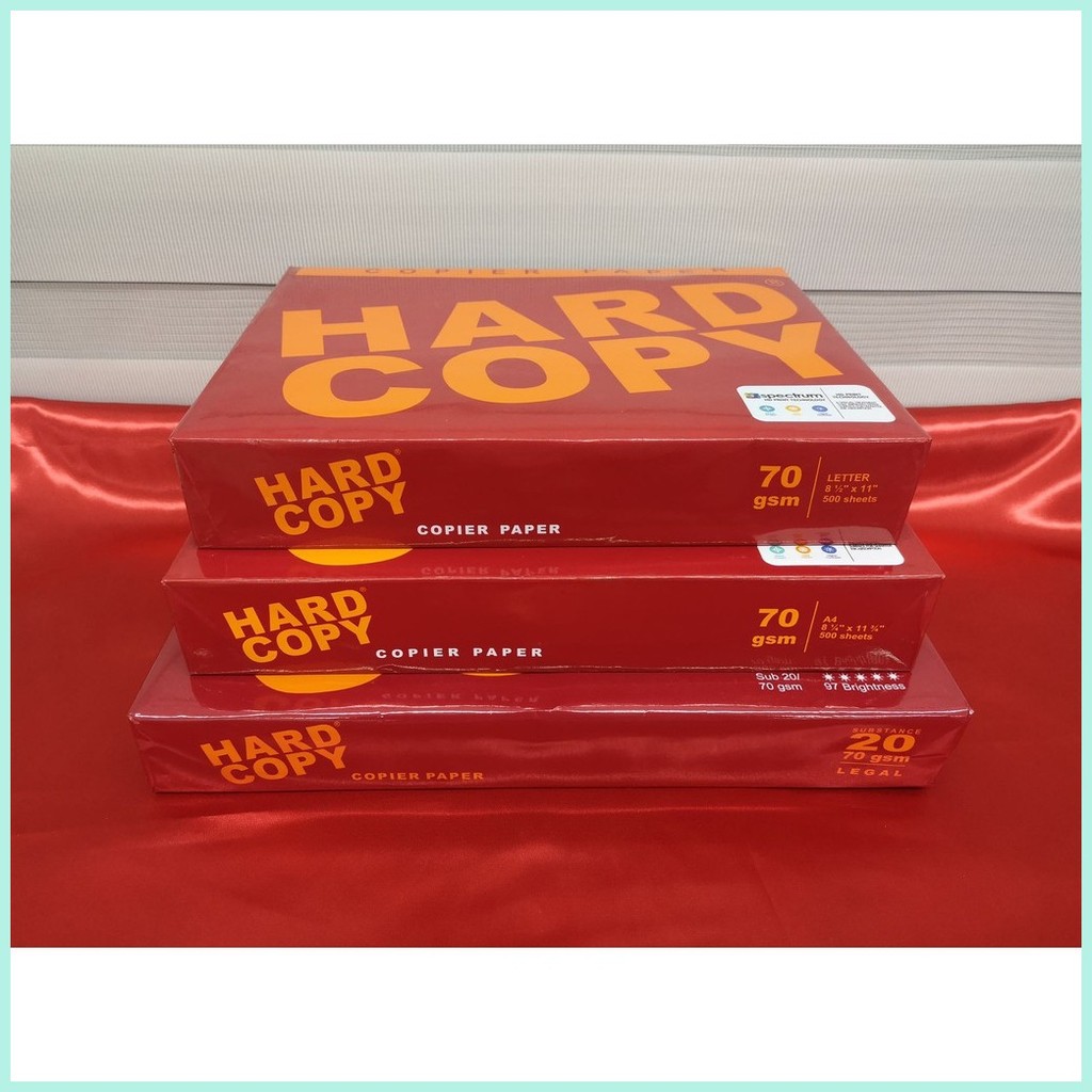 Hard Copy Bond Paper 70gsm | Shopee Philippines