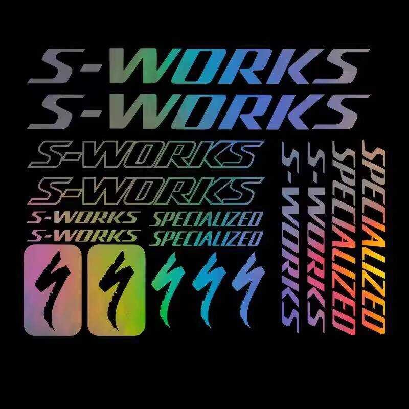 Sworks Bicycle Stickers Frame Lightning Mountain Bike Road DIY ...