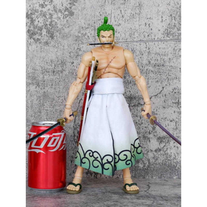 One Piece Wano Country Zoro Kimono Enma Sword Dual Head Sculpt ...