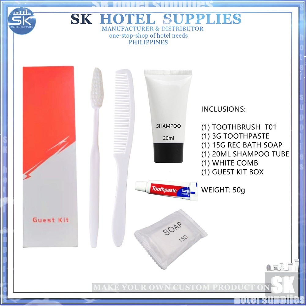 100sets single room morning kit guest kit for high-end hotel resorts【SK ...