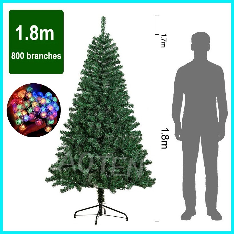 7FT/6FT/5FT/Christmas tree delicate emulation X-mas Decor deciduous ...