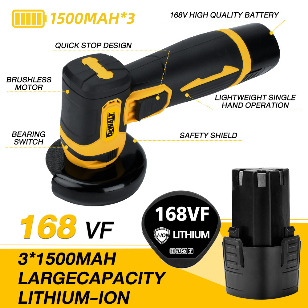 Original Mini Angle Grinder Cordless Portable Electric Angle Grinder ...