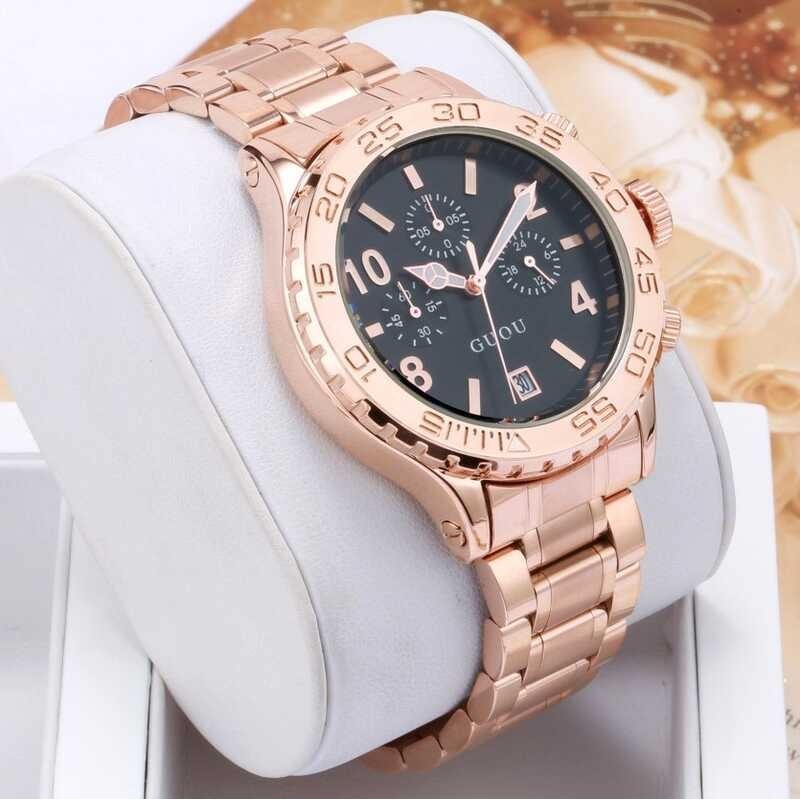 B7 GUOU Trend Quartz Large Dial Version Waterproof Korean Fashion Women ...