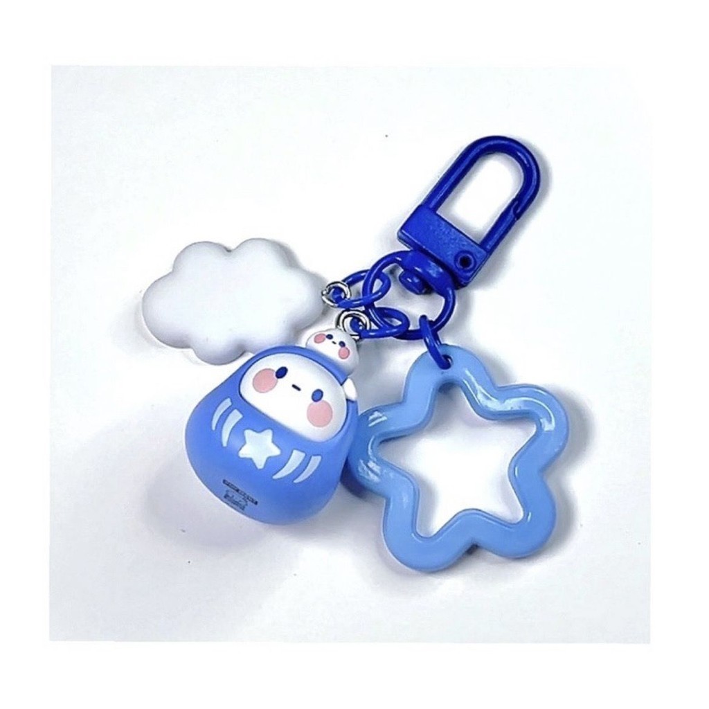 POP MART Moe grain Dharma handmade keychain bag car pendant key chain ...