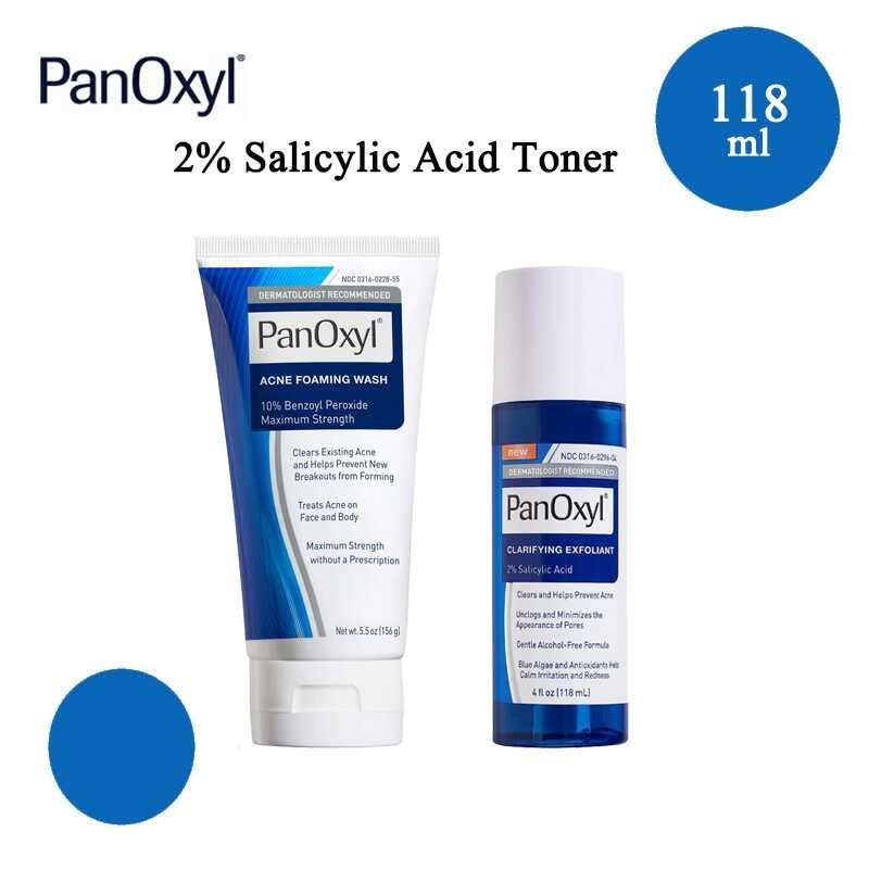 PanOxyl Clarifying with 2% Salicylic Acid BHA Liquid Exfoliant for Face ...