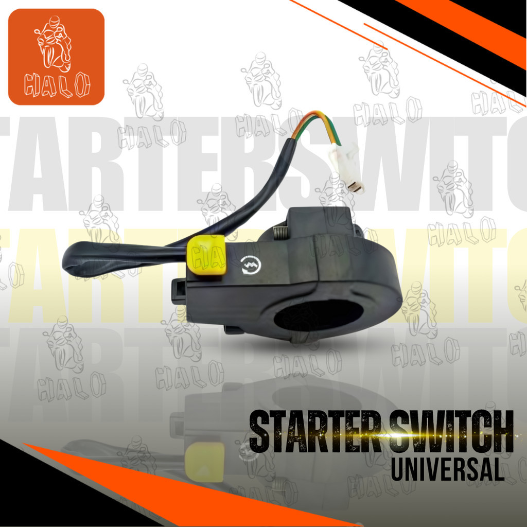 [HALO MOTOR] MOTORCYCLE STARTER SWITCH ONLY | Shopee Philippines