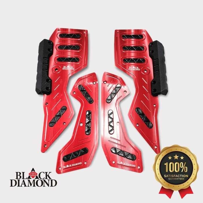 LY BlAck DiAmond Foot MAtting WitH Slider For NmAx V2 2020 V2.1 2021 ...