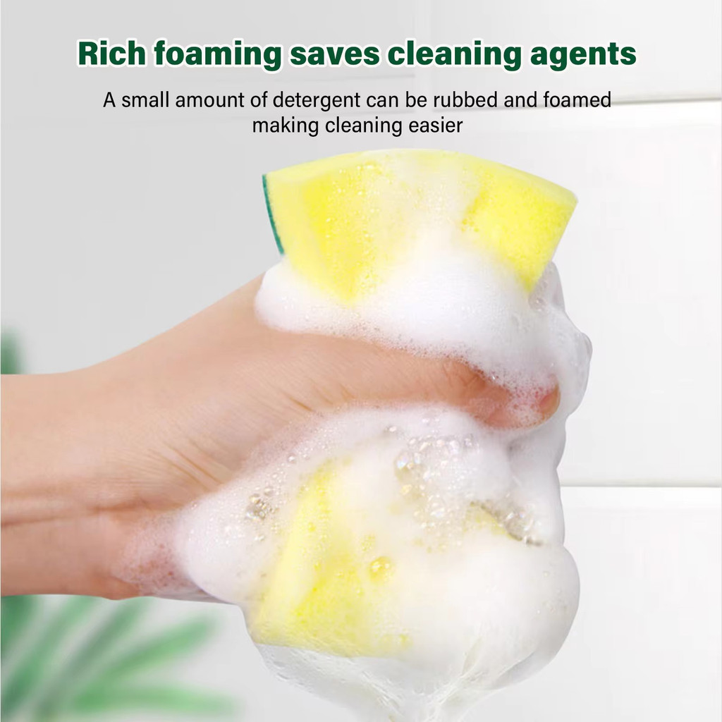Kitchen Cleaning Sponges / Double-sided Sponge Wipes / Pan Pot ...
