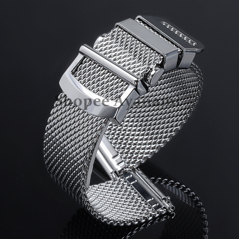 20mm 22mm Premium Stainless Steel Watch Band Universal Bracelet High ...