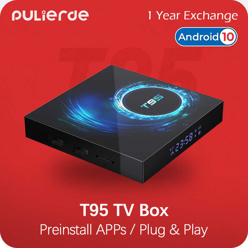 Bagong T95 TV Box (Preintall 10k Channels/Movies) 4GB 128GB 10 H616 2.4G+5G WiFi Bluetooth ...