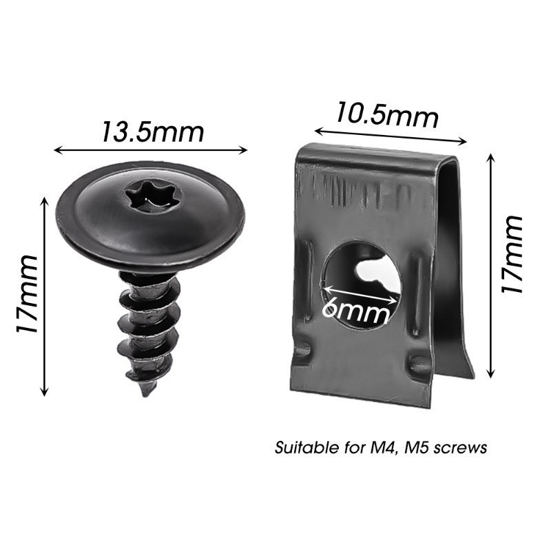 10-30 Sets Car Screw Base Bayonet Clip - Anti-Rust, Anti-Corrosion, Not ...