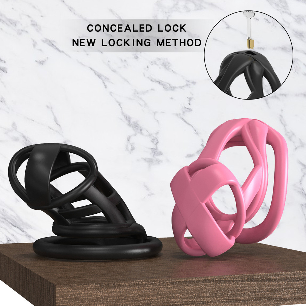 2025 NEW The Model X Male Chastity Device Sleeve Cage Mini Lock With 4 ...
