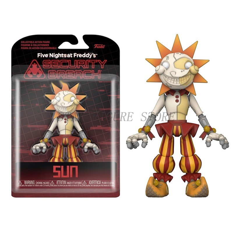 Game FNAF Sundrop Moondrop Action Figure PVC Sun Moon Joker Movable ...
