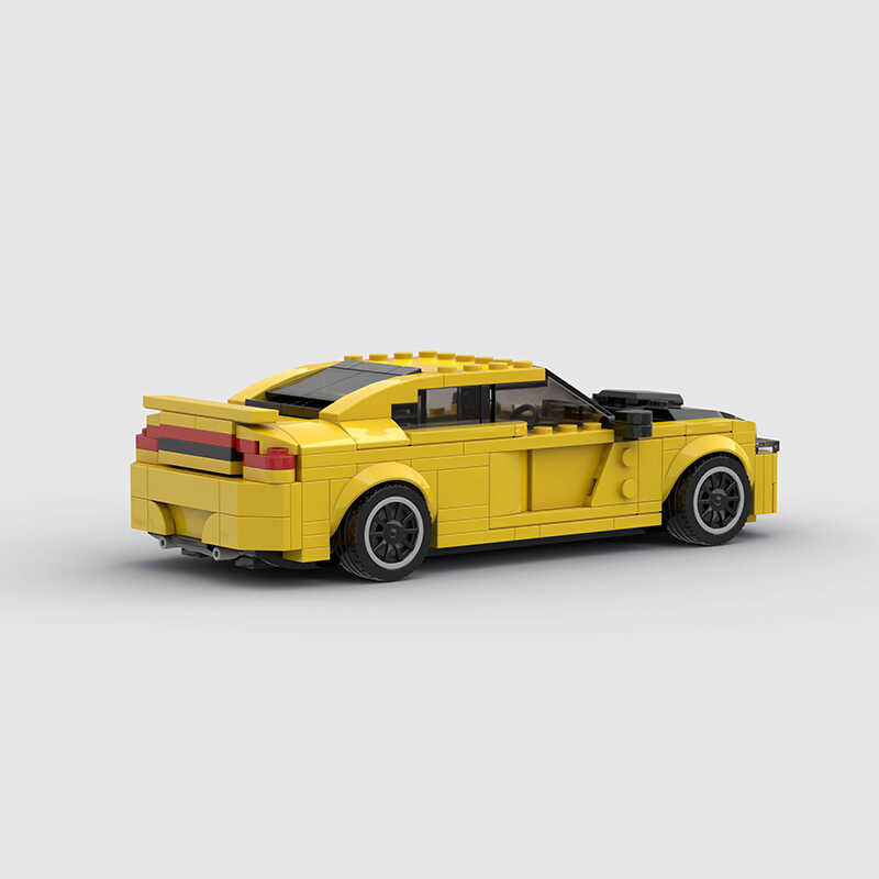 Racing MOC Sports Car Vehicle City Speed Champion Racer Building Bloc ...