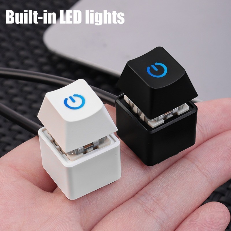 Desktop PC Power Button - One-Button Power With LED Light - On/Off ...