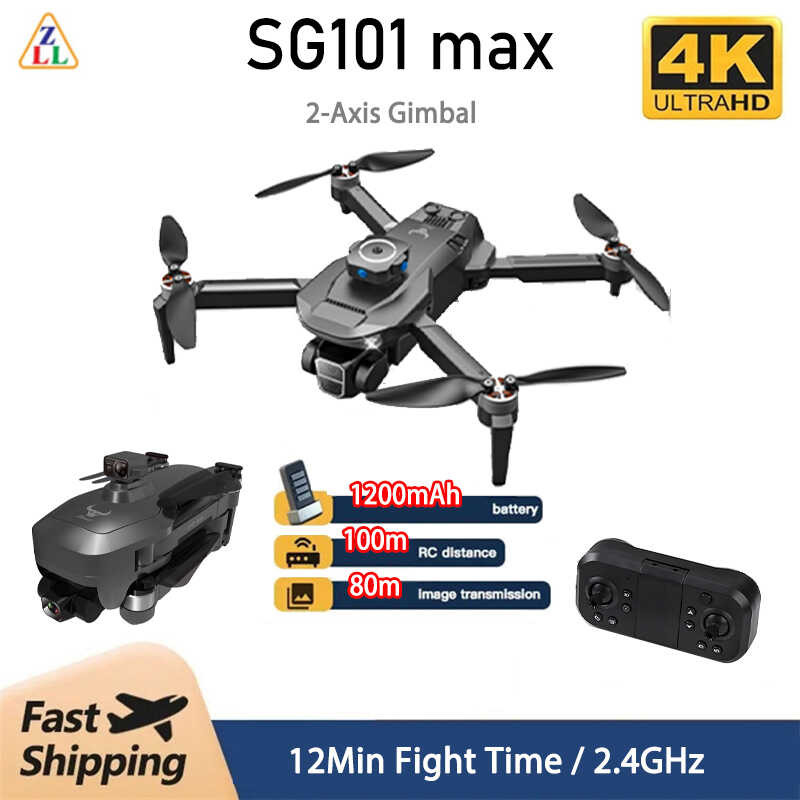 New Sg101 Max Drone Brushless Automatic Obstacle Avoidance 4K Hd ...