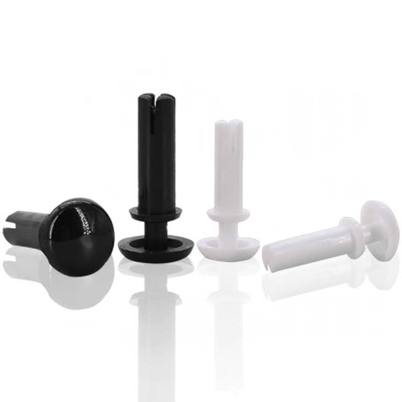 Plastic R Type Nuts Nylon Press Rivet Expansion Tube Anchor Plug Para ...