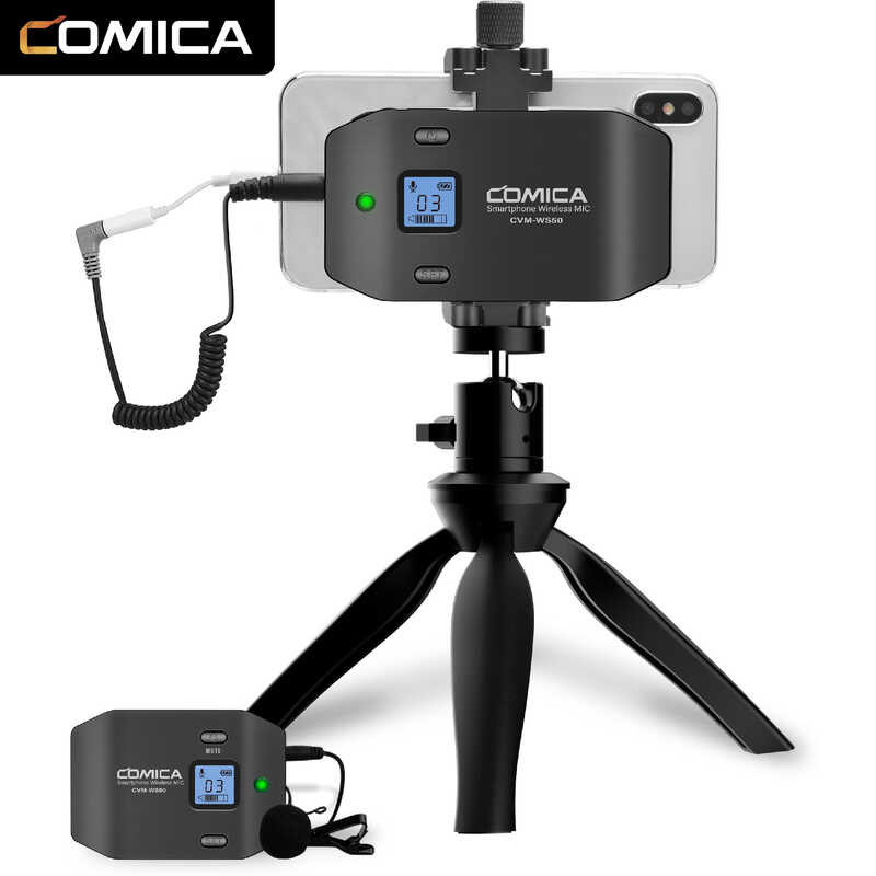 Comica ☆ Cvm-Ws50(C) Professional UHF 6 Channel Wireless Lavalier ...