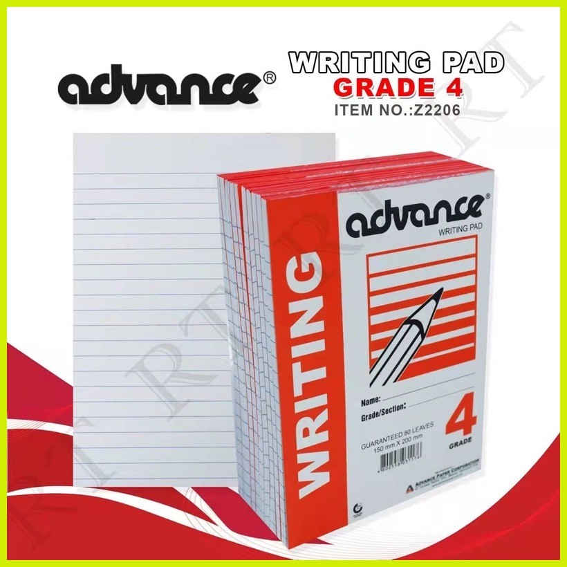 ♨ Paper Grade 1 Grade 2 Grade 3 Grade 4 Paper Pad Papel school （random ...
