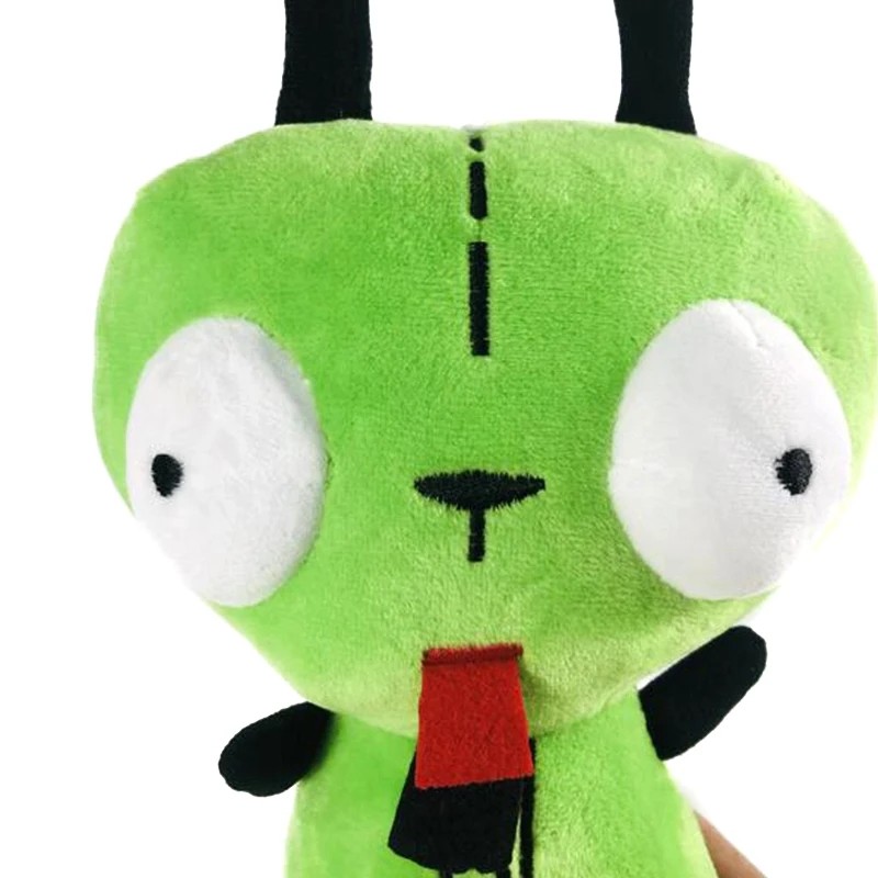 20cm Alien ET 3D Eyes Green Invader ZIM GIR Dog Plush Figure Toy Soft ...