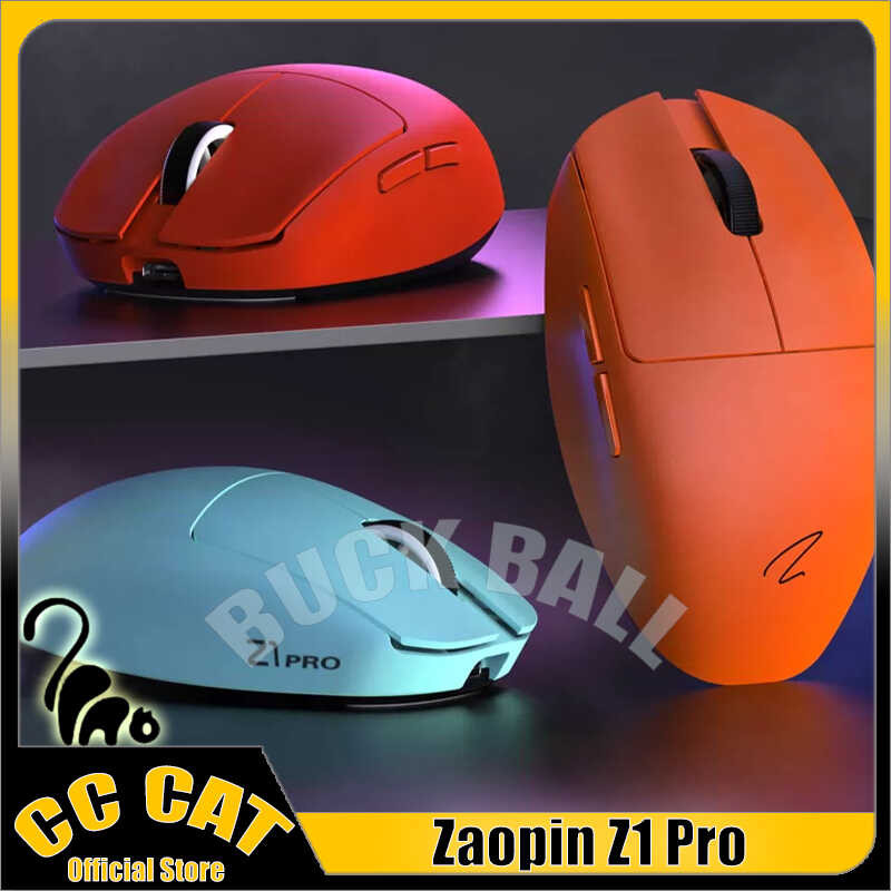 Zan Z1 Pro Wireless Mouse Paw3395 24600Dpi TTC 2.4Ghz Lightweight Gamer Mouses For PC Laptop ...