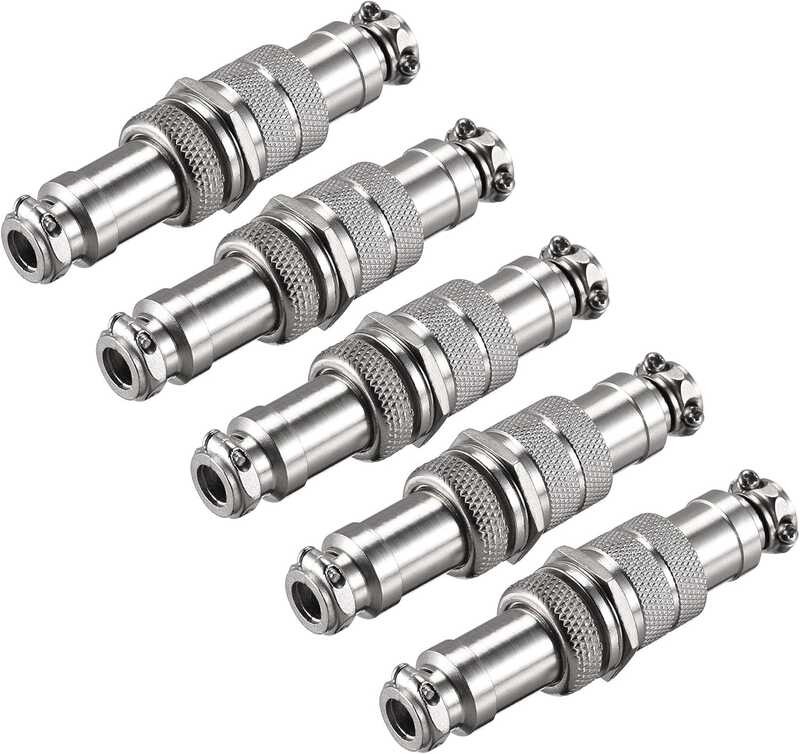 16mm u Aviation 4 Terminals 7A 400V GX16 Waterproof Male Female Docking ...