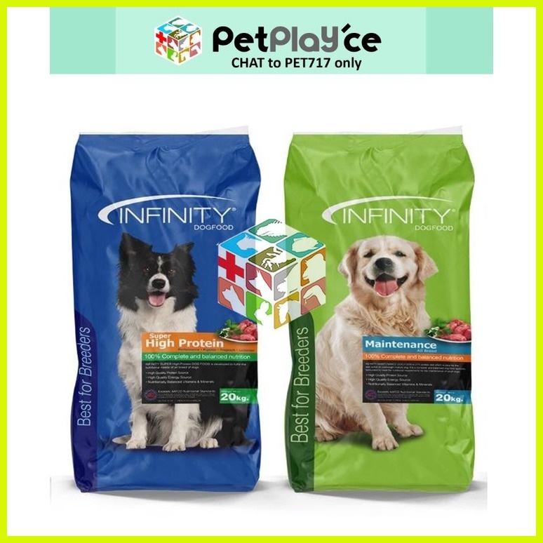 Infinity Super Hi-Protein Puppy & Maintenance & Adult 20kg Beef Dog ...