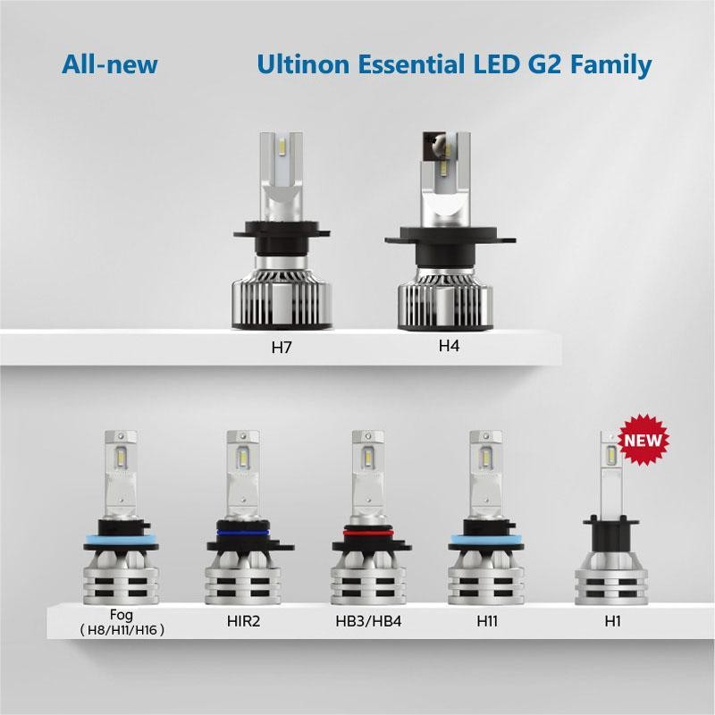Ultinon Essential Led Gen2 G2 H1 H4 H7 HB3 HB4 HIR2 H8 H9 H11 H16 12V 24V 6500K White Light Car ...