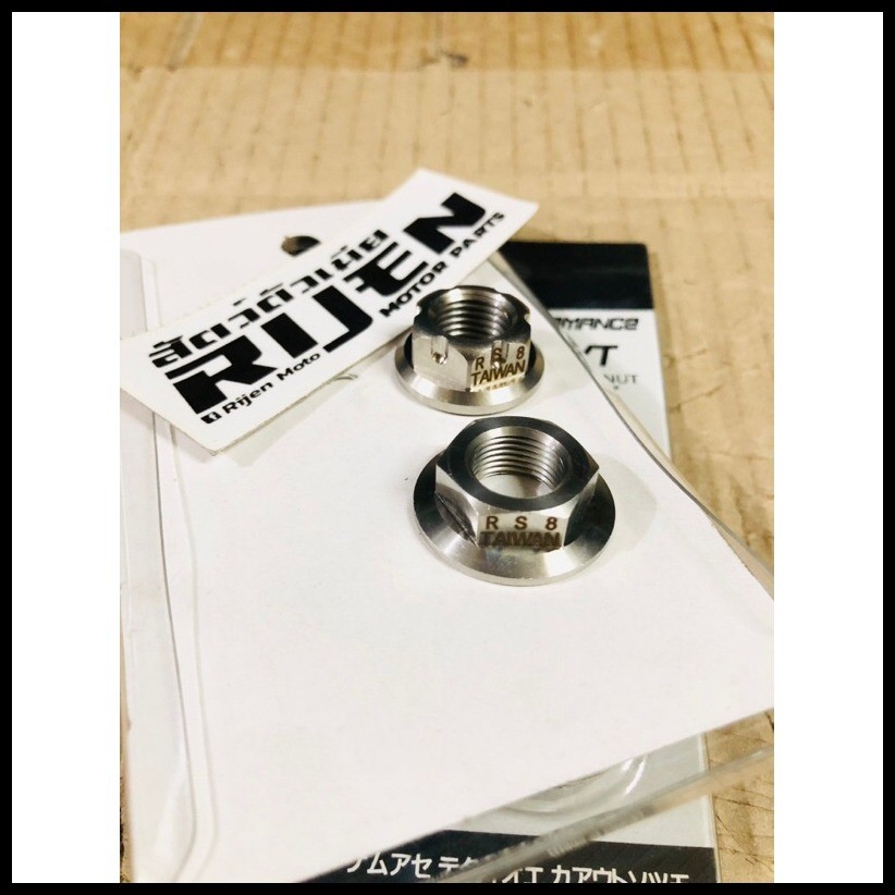 RS8/REDSPEED CONICAL NUT WITHOUT THREAD LOCK FOR NMAX/AEROX/M3 ⚫ ...