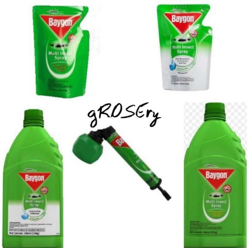 Baygon Multi Insect Aerosol Spray And Pump | Shopee Philippines