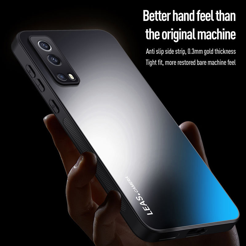 For Vivo Y72 Y52 5G Shockproof Armor Case Matte Hard Bumper Camera ...
