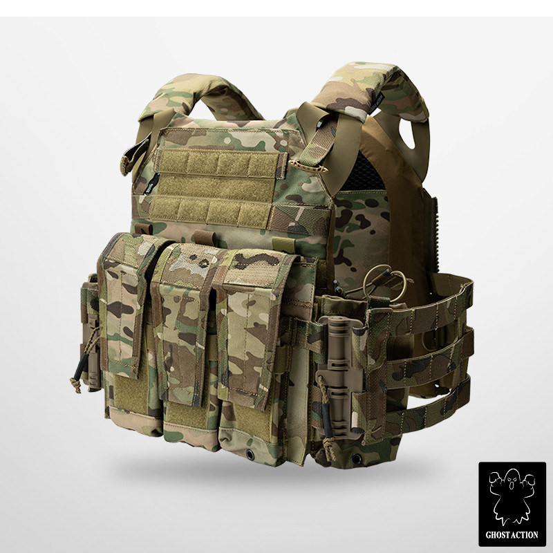 Ghost Action Tactical Set with JPC2.0 Vest Ferro Style Elastic Shoulder ...