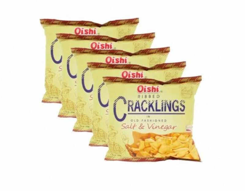 Ribbed Cracklings Salt & Vinegar 50G - Pack Of 5 | Shopee Philippines