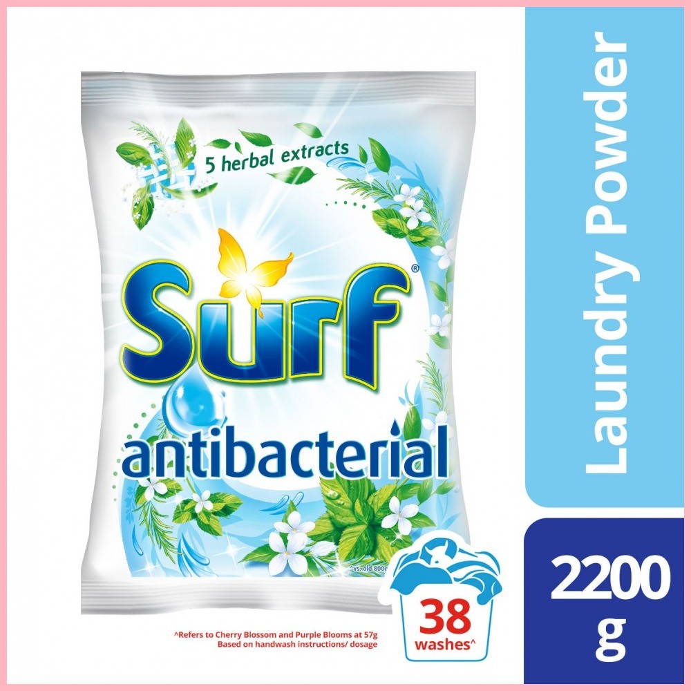 Surf Powder Detergent Antibacterial 2200g | Shopee Philippines