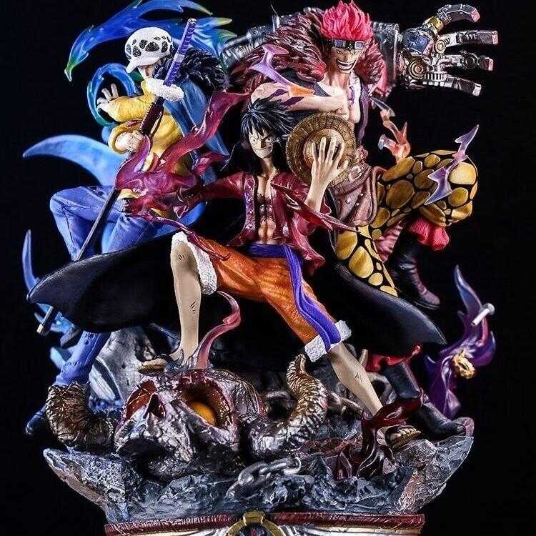 Captain Luffy Kid Law GK One Piece Supernova Model Statue Large ...