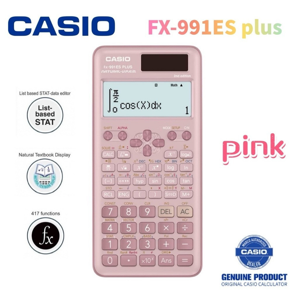 Casio Calculator Casio FX-991ES Plus Calculator Casio Scientific ...